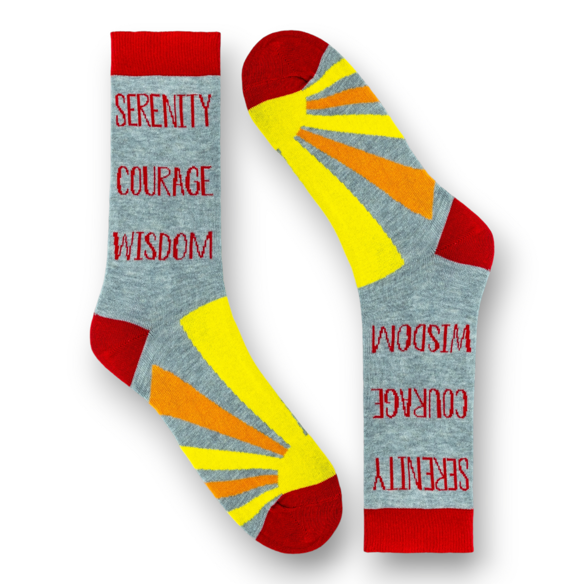 Serenity Courage & Wisdom socks – Polyestersaltburn