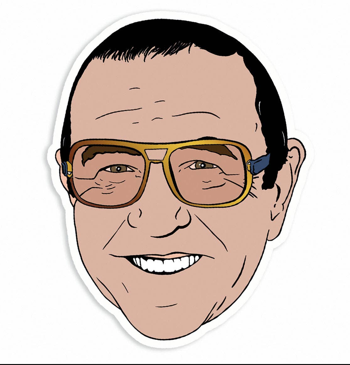 Frank Butcher Vinyl Sticker – Polyestersaltburn