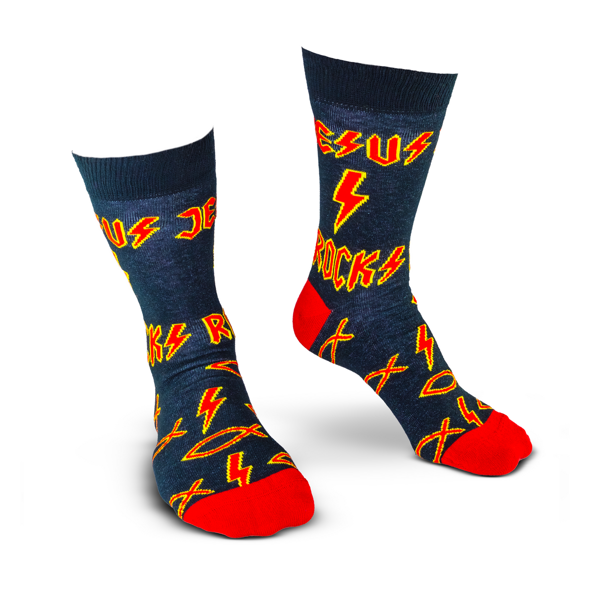 Jesus Rocks Socks – Polyestersaltburn